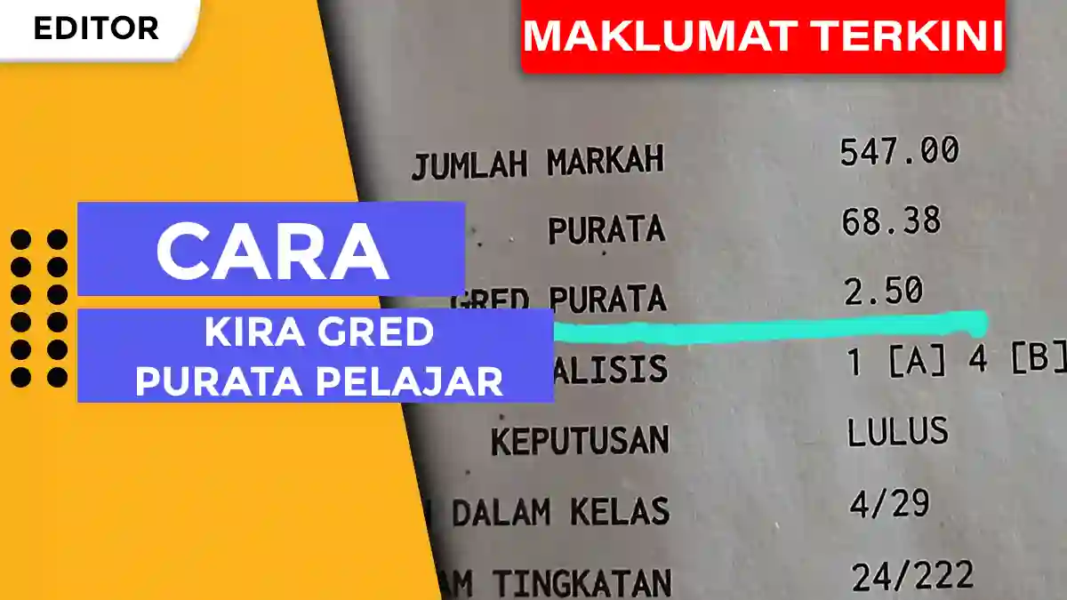 Cara Kira Gred Purata Pelajar Terkini 2025 - Infokolej.com