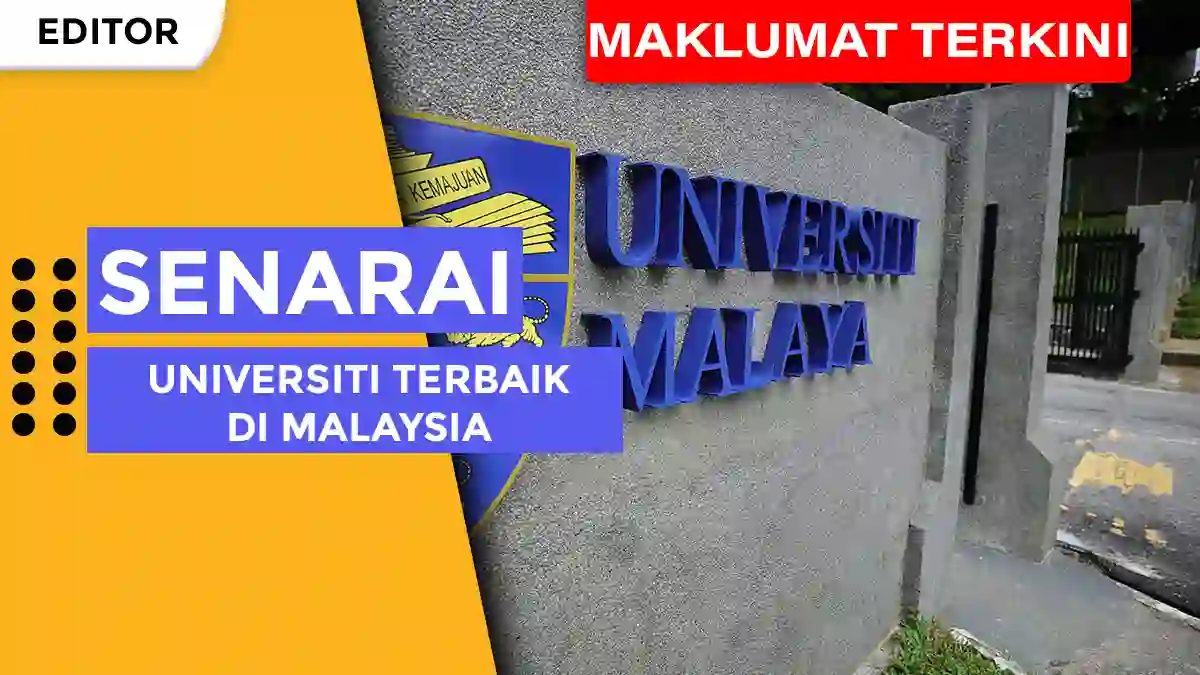 Senarai Universiti Terbaik di Malaysia 2025 - Infokolej.com
